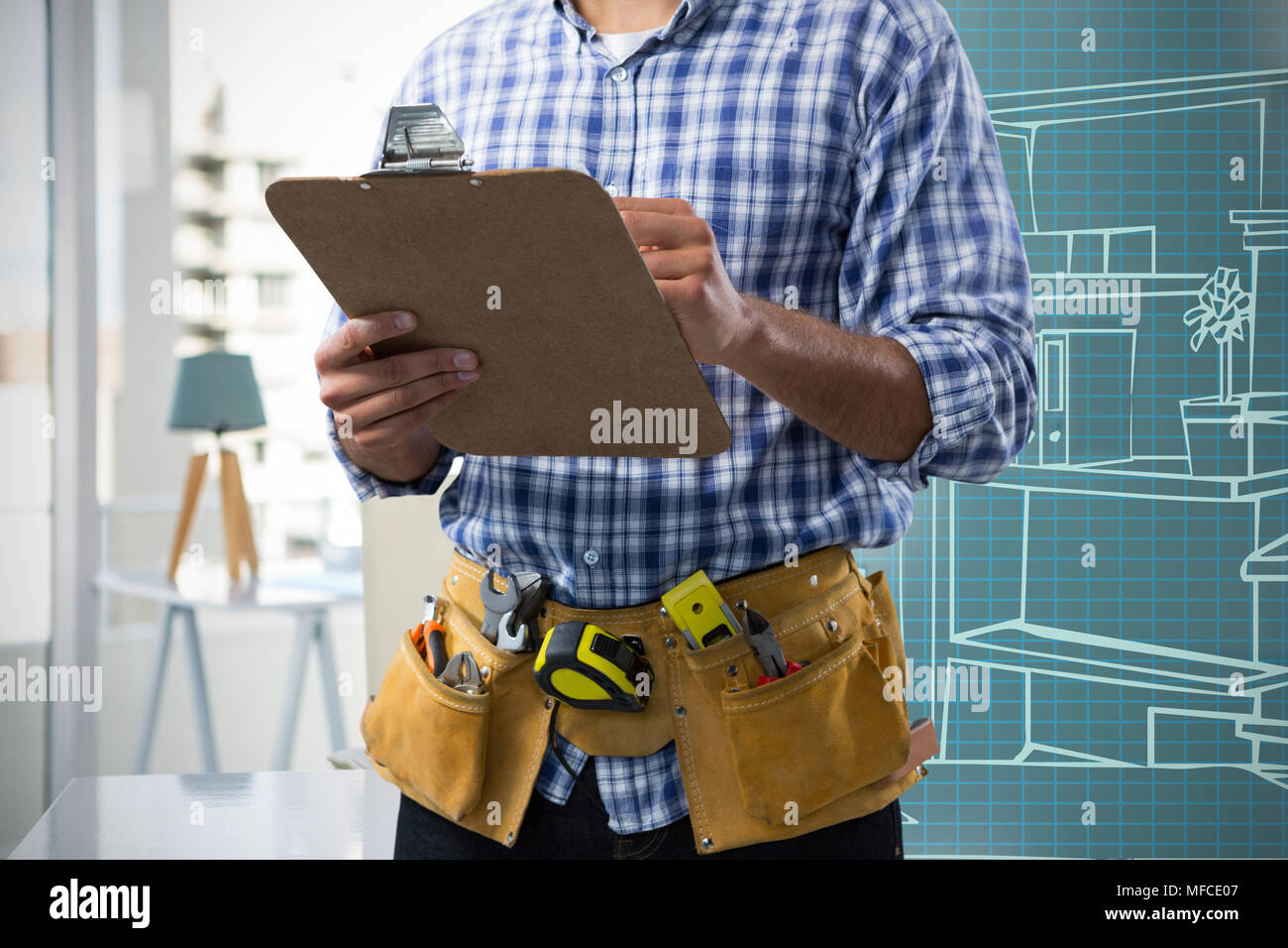 Checked section pattern hi-res stock photography and images - Alamy