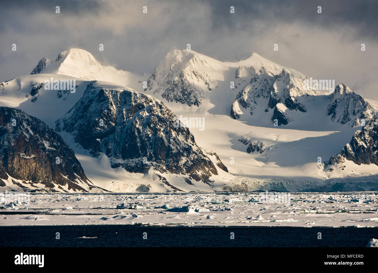 Svalbard; and arctic pack ice Stock Photo - Alamy