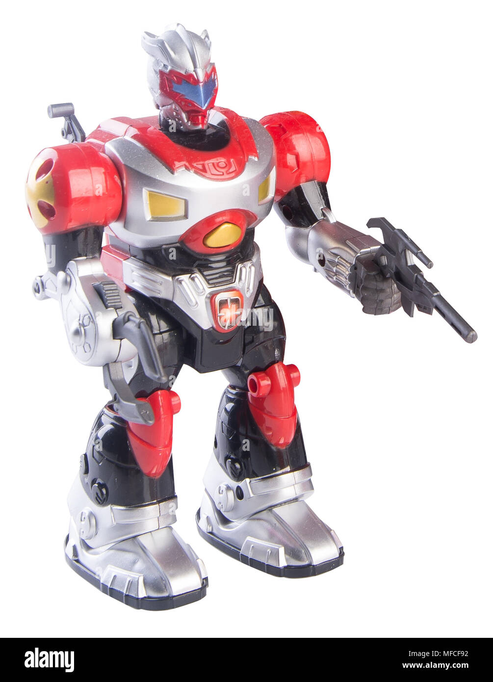 Silver robots Cut Out Stock Images & Pictures - Alamy