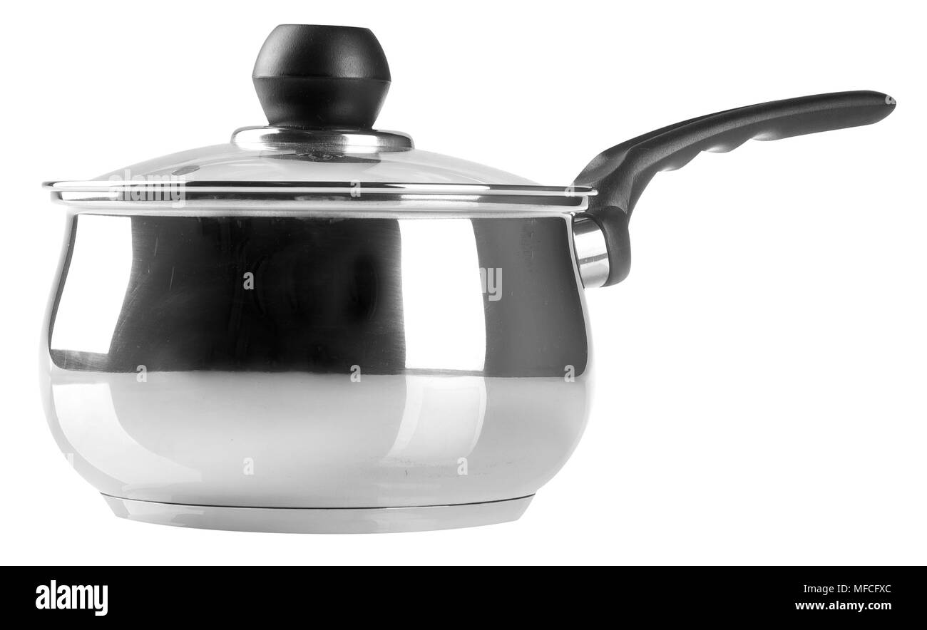 Steel stew pot Black and White Stock Photos & Images - Alamy