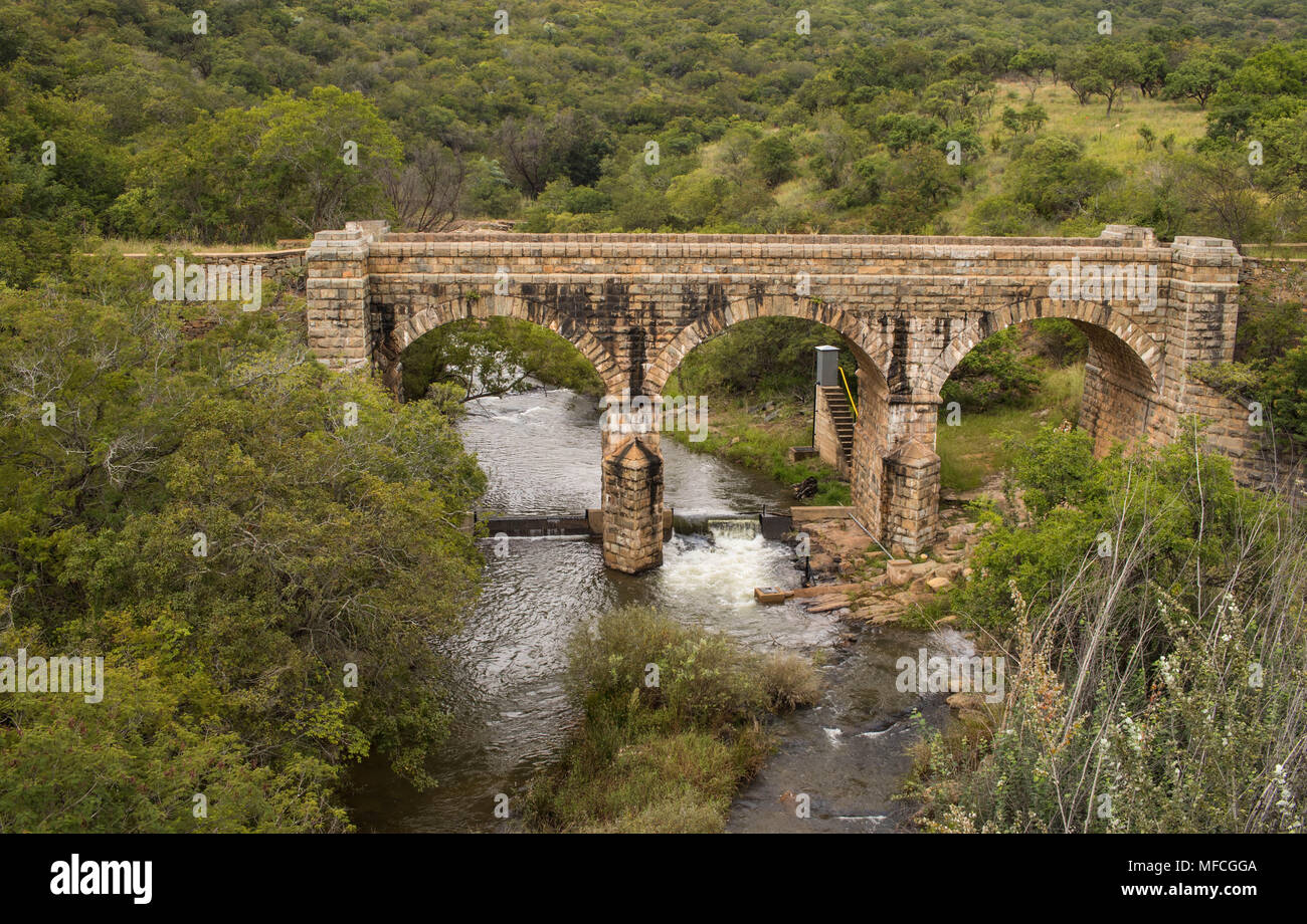 Lydenburg, South Africa - the historic Steenkamp Bridge outside the ...