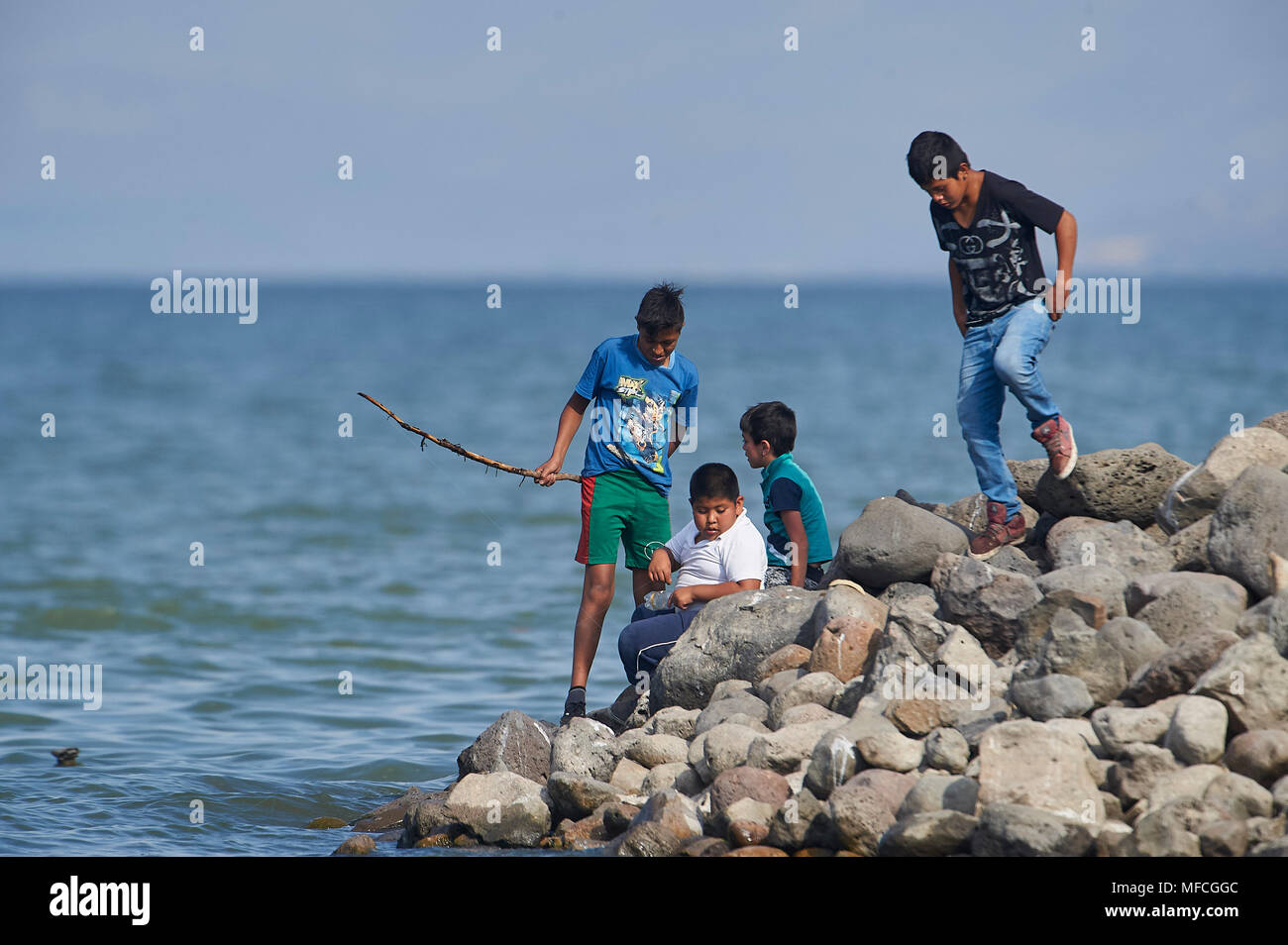 Fishing in lake mexico hi-res stock photography and images - Alamy