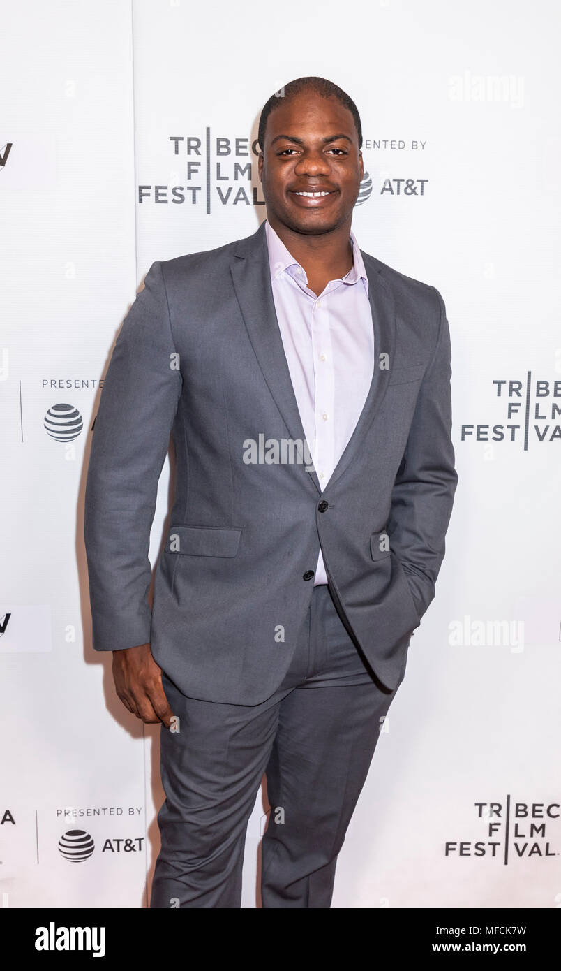 New York, United States. 23rd Apr, 2018. Marcus Henderson attends the ...