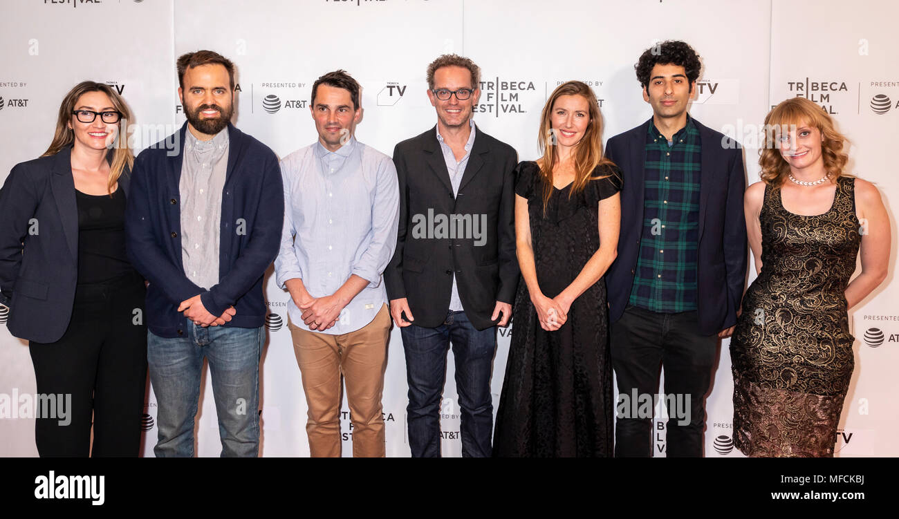 New York, United States. 23rd Apr, 2018. Cast and members attend the ...