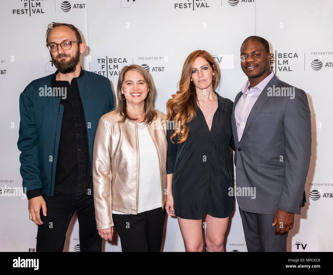 New York, United States. 23rd Apr, 2018. Jack Caswell, Susan Deming ...