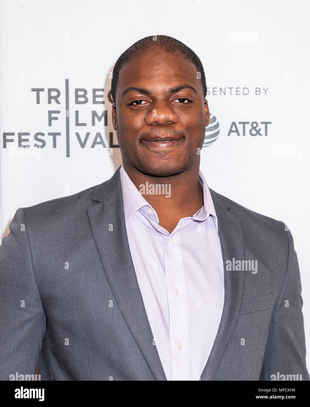 New York, United States. 23rd Apr, 2018. Marcus Henderson attends the ...