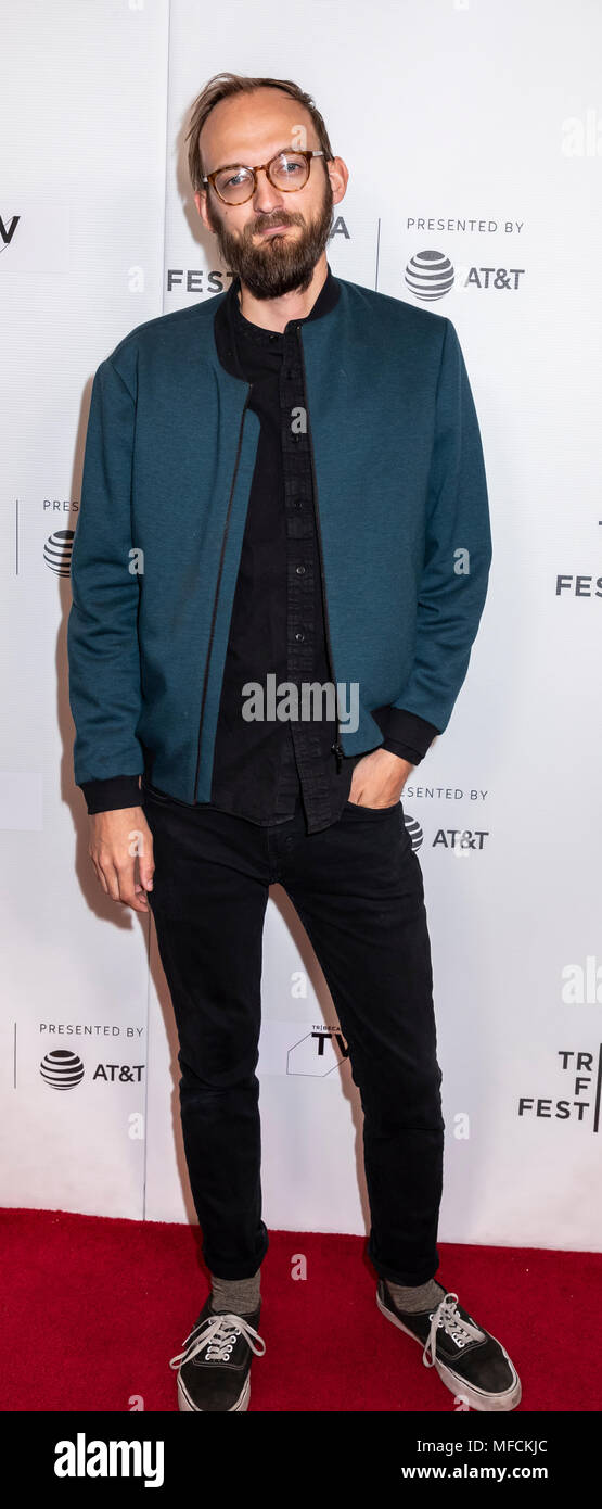 New York, United States. 23rd Apr, 2018. Jack Caswell attends the ...