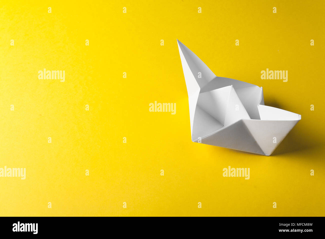 Paper boat origami water hi-res stock photography and images - Alamy