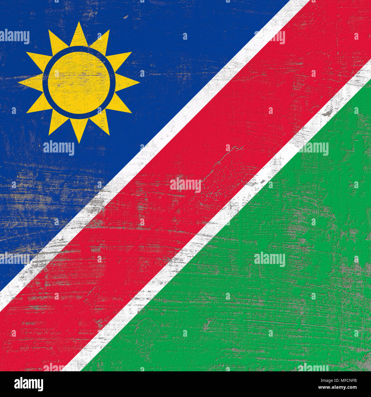 Republic namibia national flag hi-res stock photography and images - Alamy