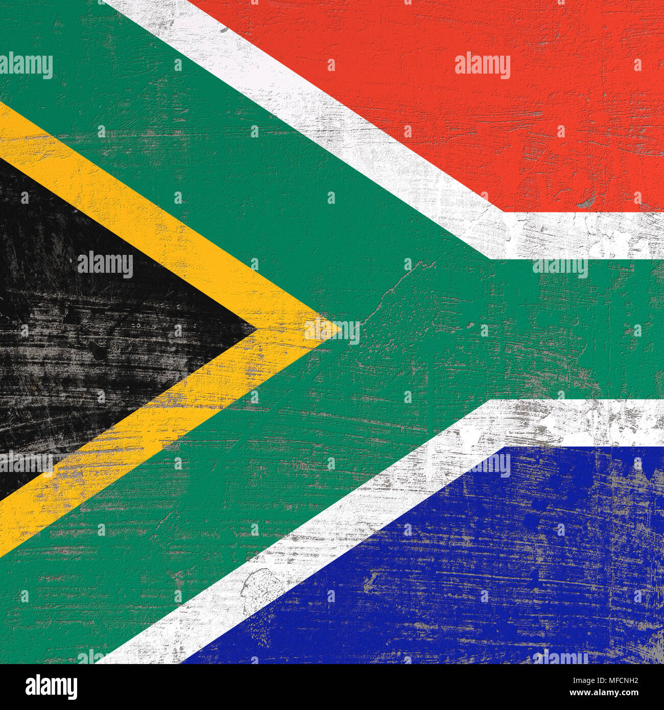South african flag national 3d hi-res stock photography and images - Alamy