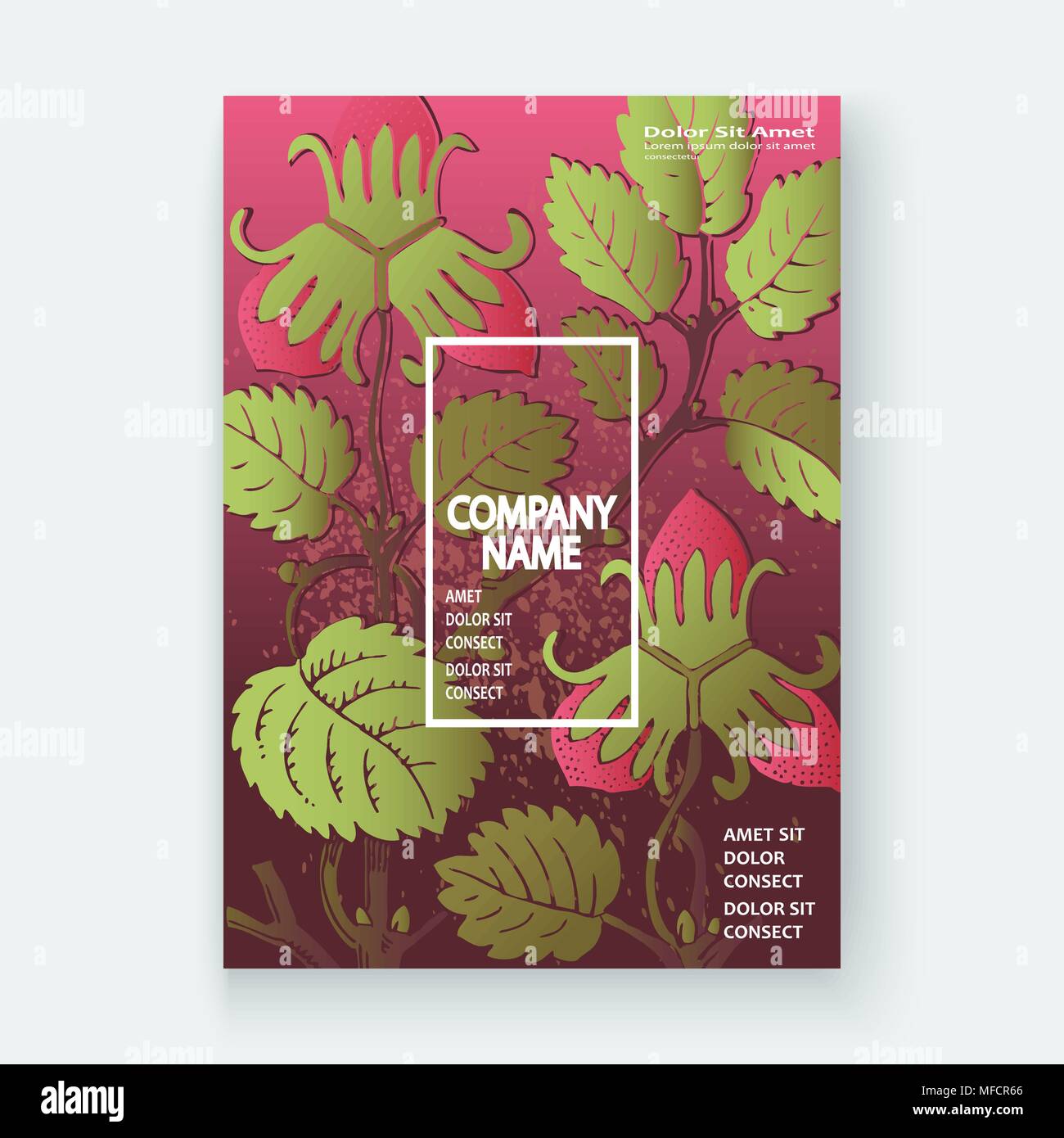 Strawberry pattern design templates product. Hand drawn red berry. Cute ...