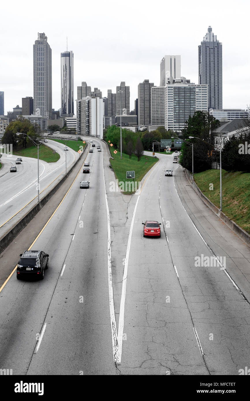 Atlanta traffic hi-res stock photography and images - Alamy