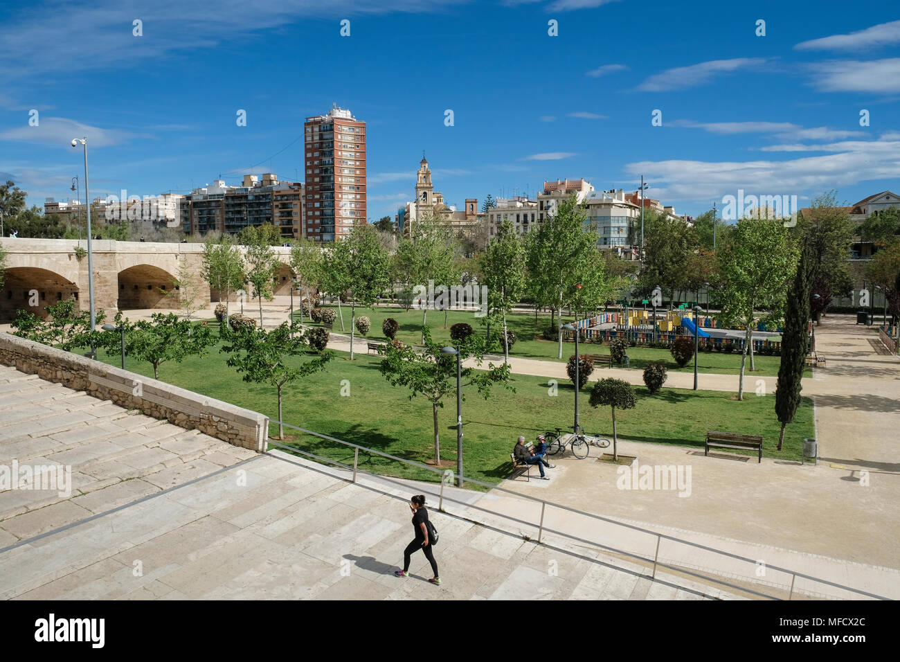 Turia gardens hi-res stock photography and images - Alamy