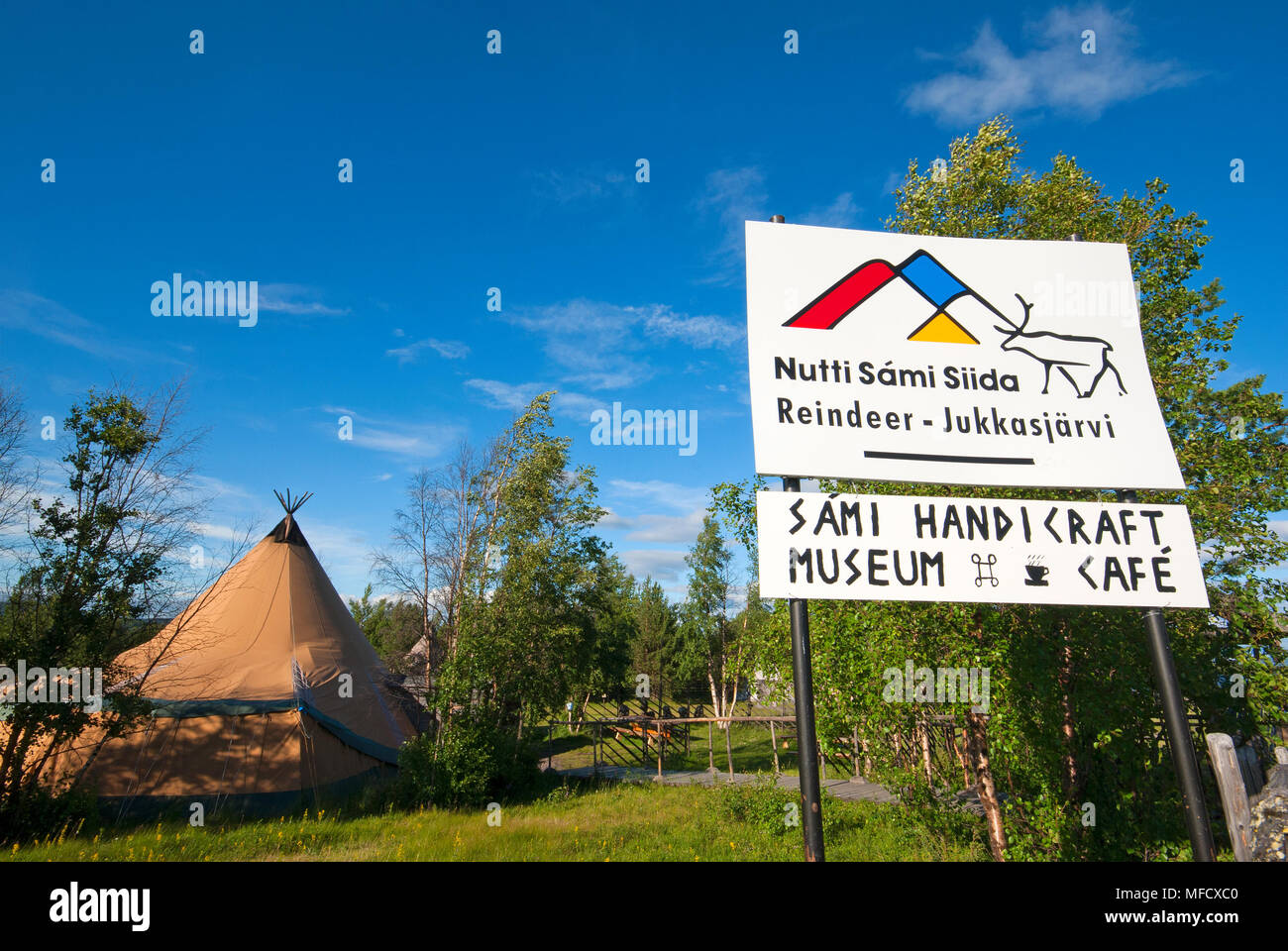Sami Museum (Nutti Sami Siida) in Jukkasjarvi, Norrbotten County ...