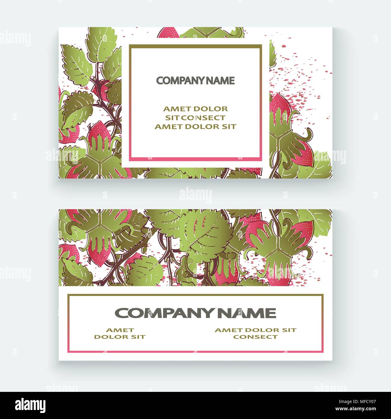 Strawberry pattern design templates product. Hand drawn red berry. Cute ...