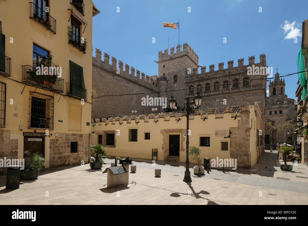 La Lonja, former silk and commodities exchange building with a gothic ...