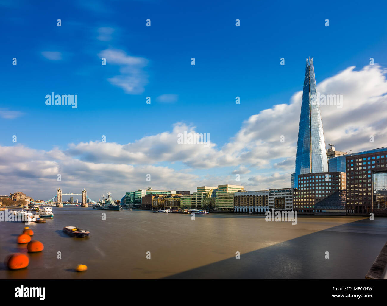 London, England - The Shard, London's highest skyscraper with the ...