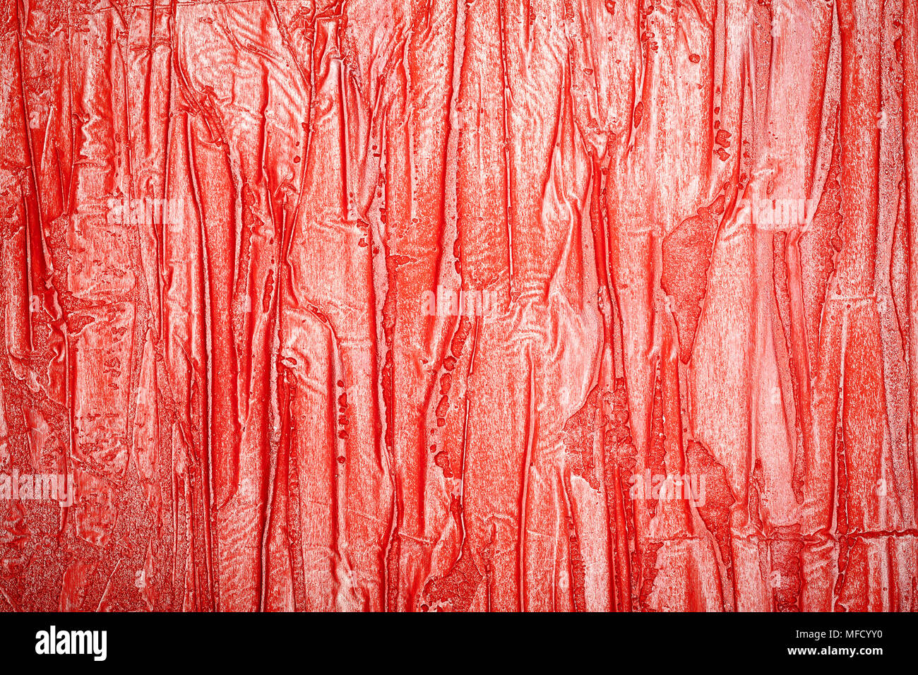 Red bumpy wall stucco texture background, crumpled leather imitation ...