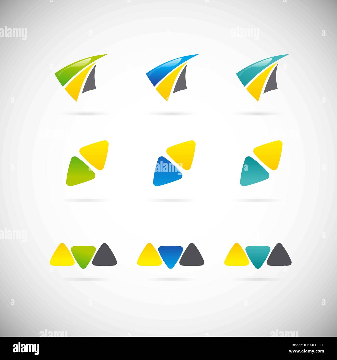 Arrow creative sign. Logo design template. Vector icon Stock Vector ...