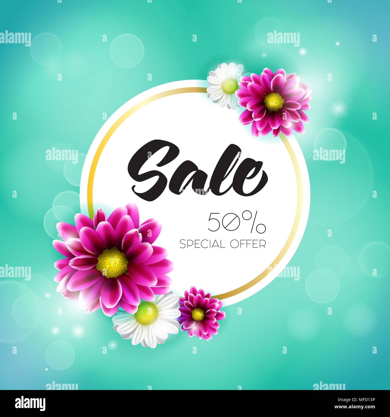 Spring sale banner Stock Vector Image & Art - Alamy