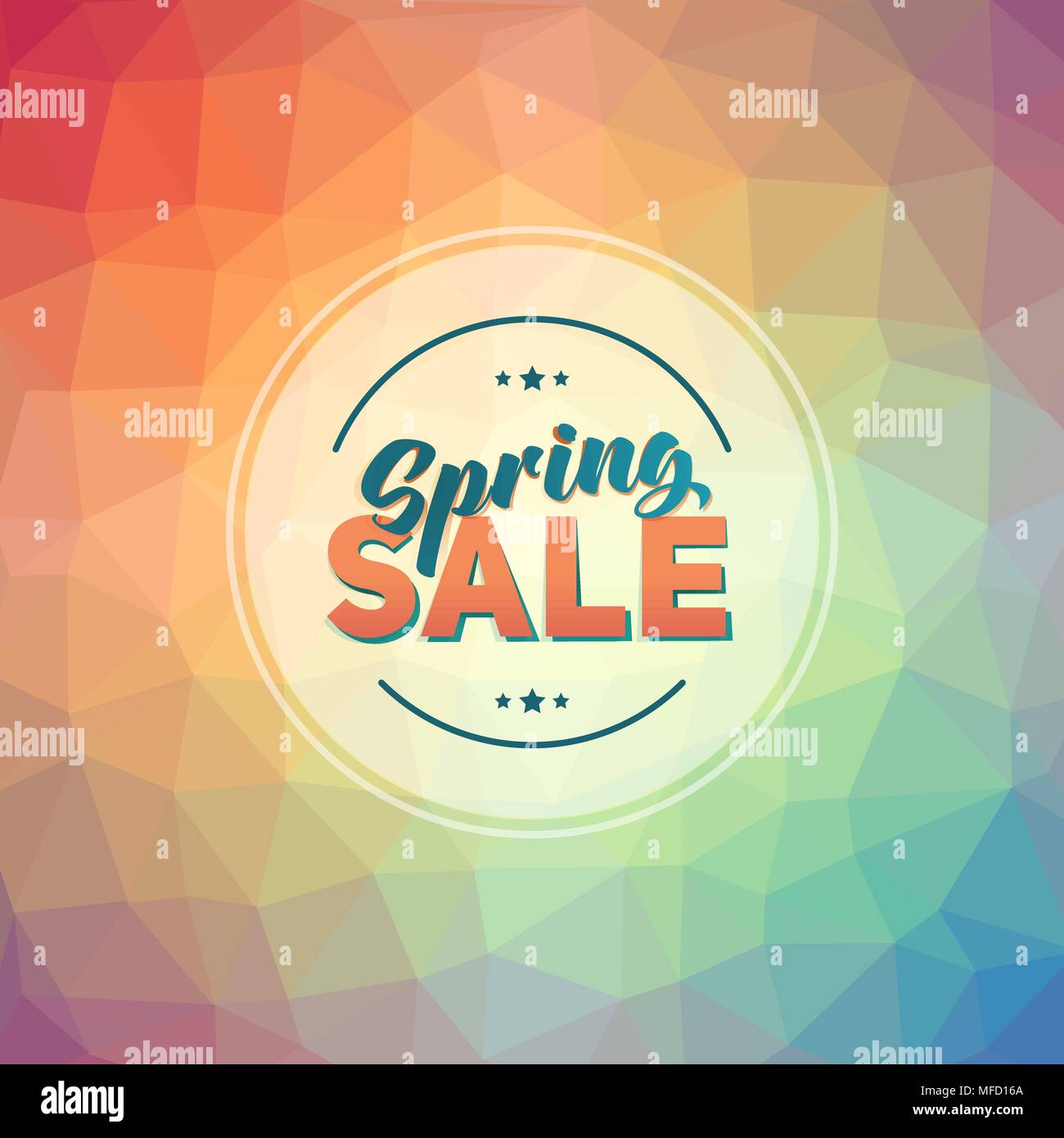 Spring sale tag Stock Vector Image & Art - Alamy