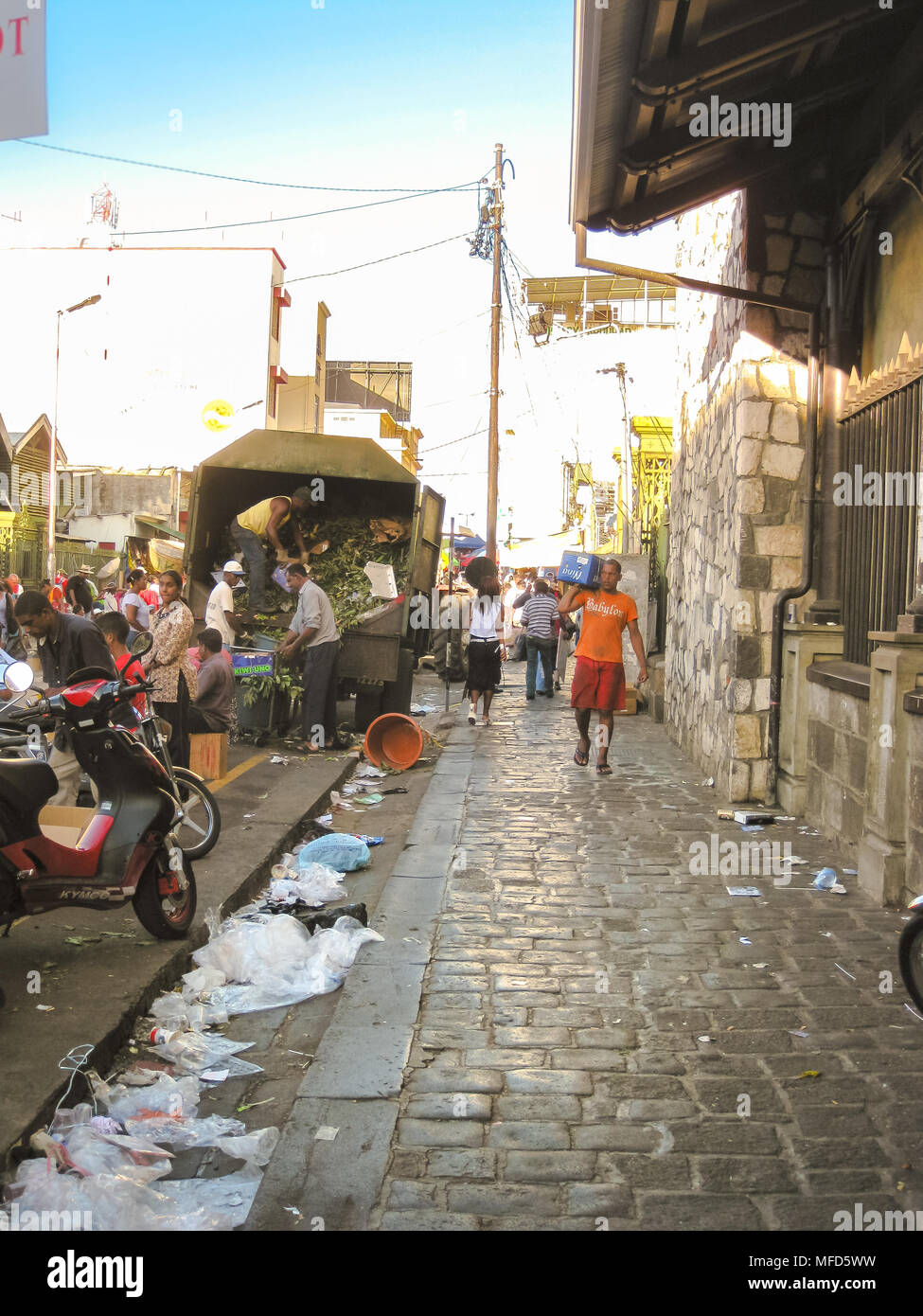 Port louis street scene hi-res stock photography and images - Alamy