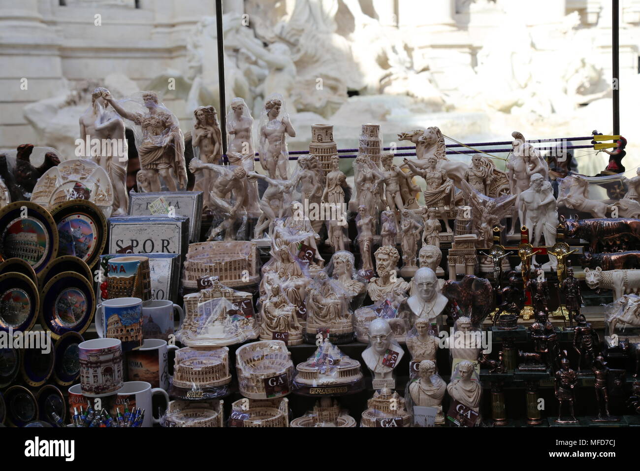 Souvenirs sale in rome italy hi-res stock photography and images - Alamy
