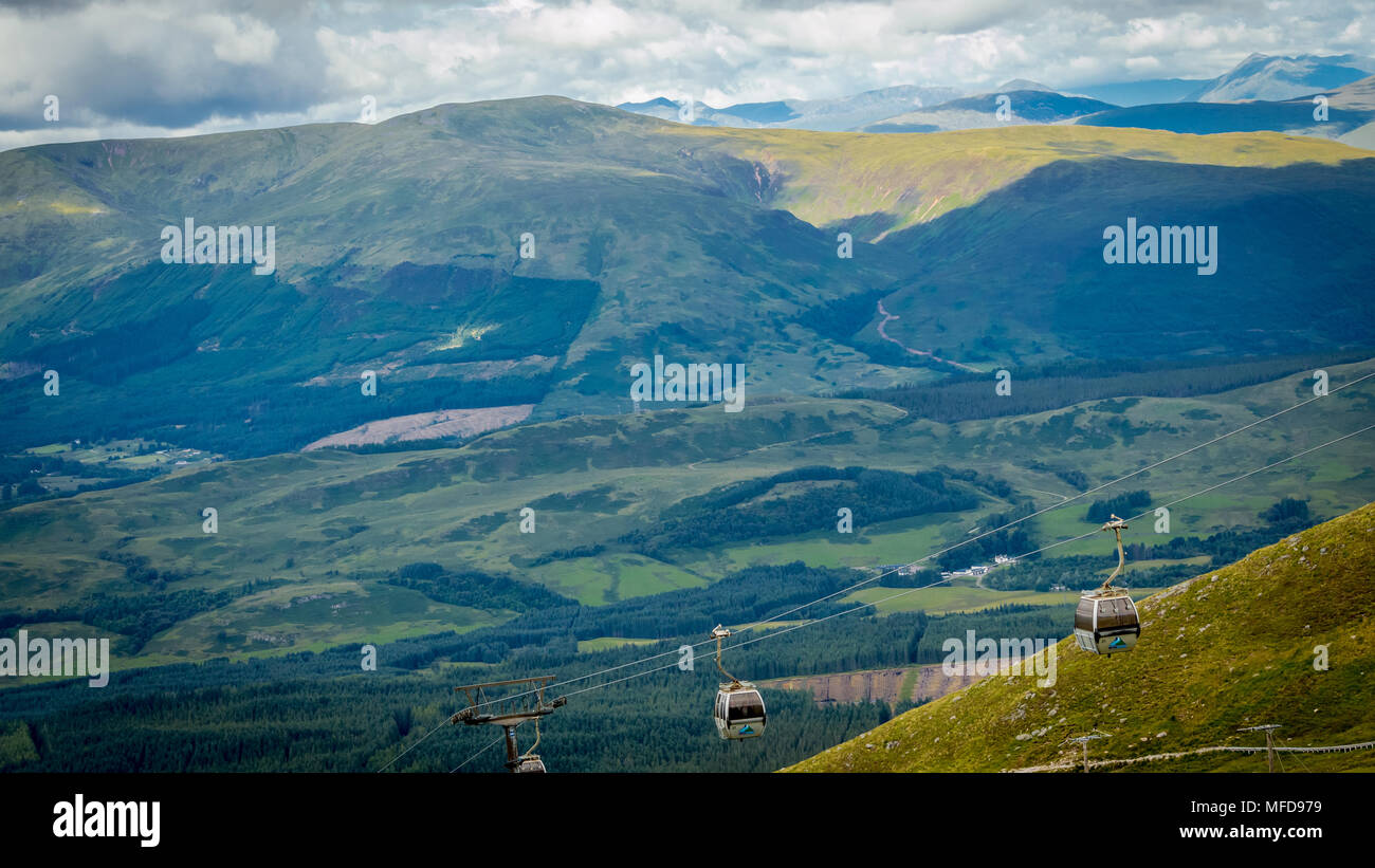 Aonach mor and cable car hi-res stock photography and images - Alamy