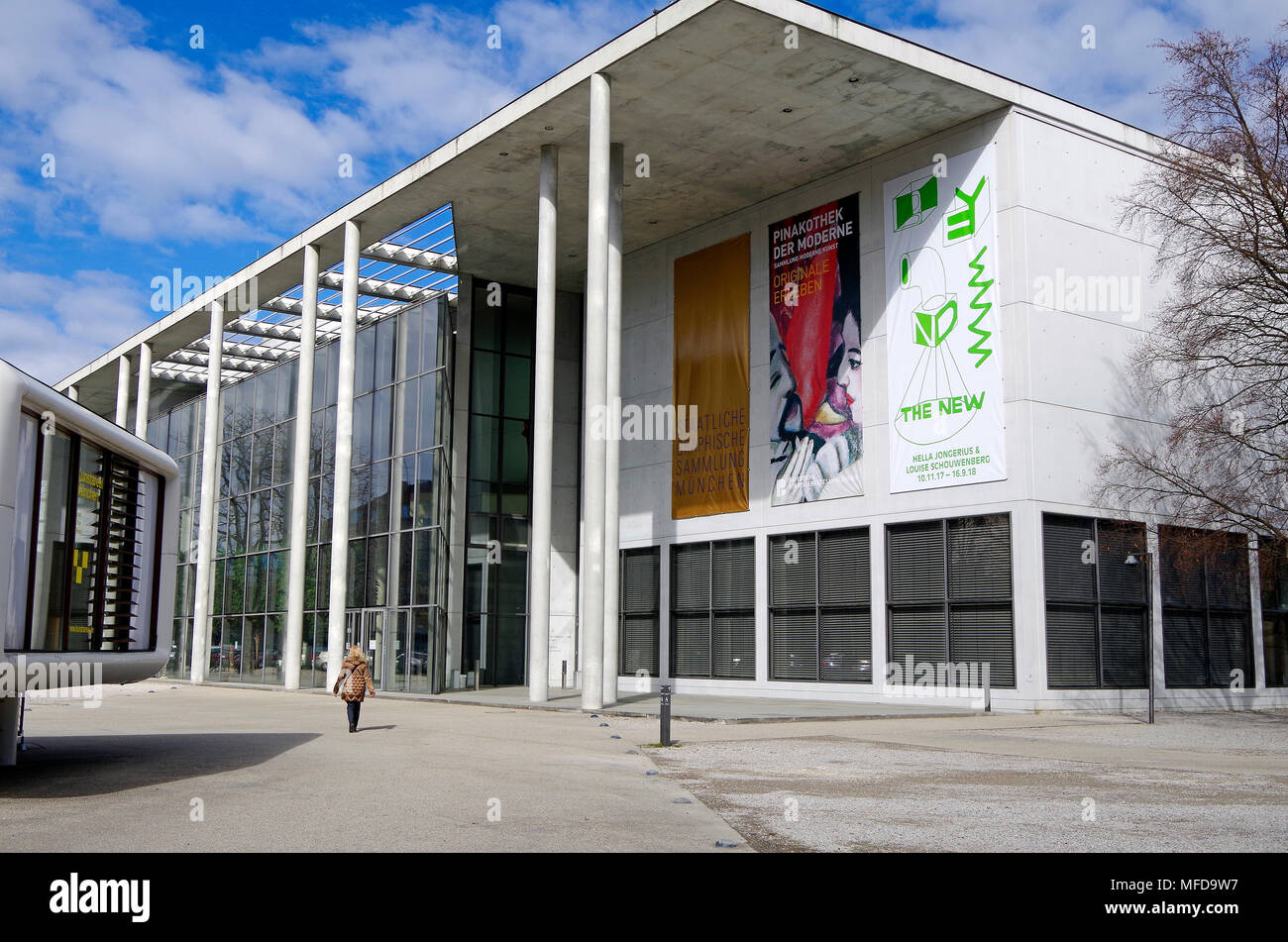 The Pinakothek der Moderne Munich, a modern a modern art museum, in ...