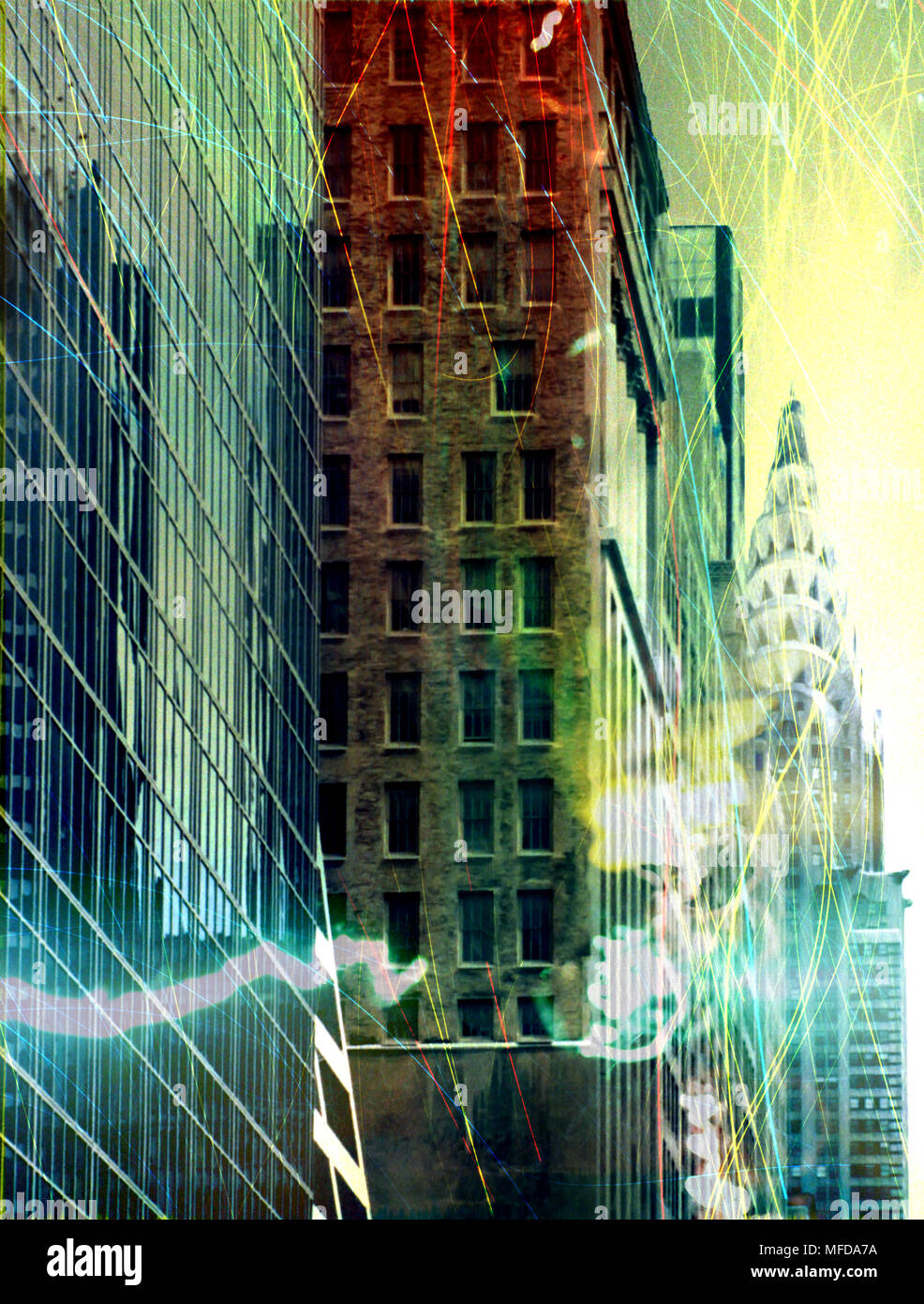 Abstract composition. New York Street Stock Photo - Alamy