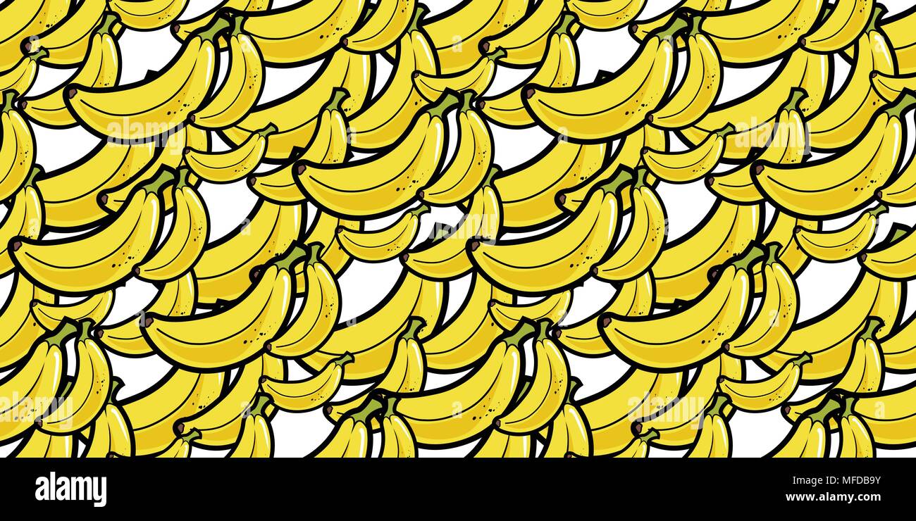 Market bananas Stock Vector Images - Alamy