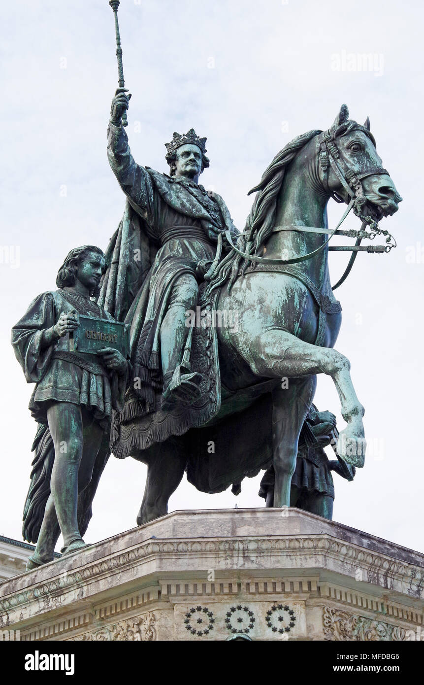 Statue of king ludwig i of bavaria hi-res stock photography and images ...
