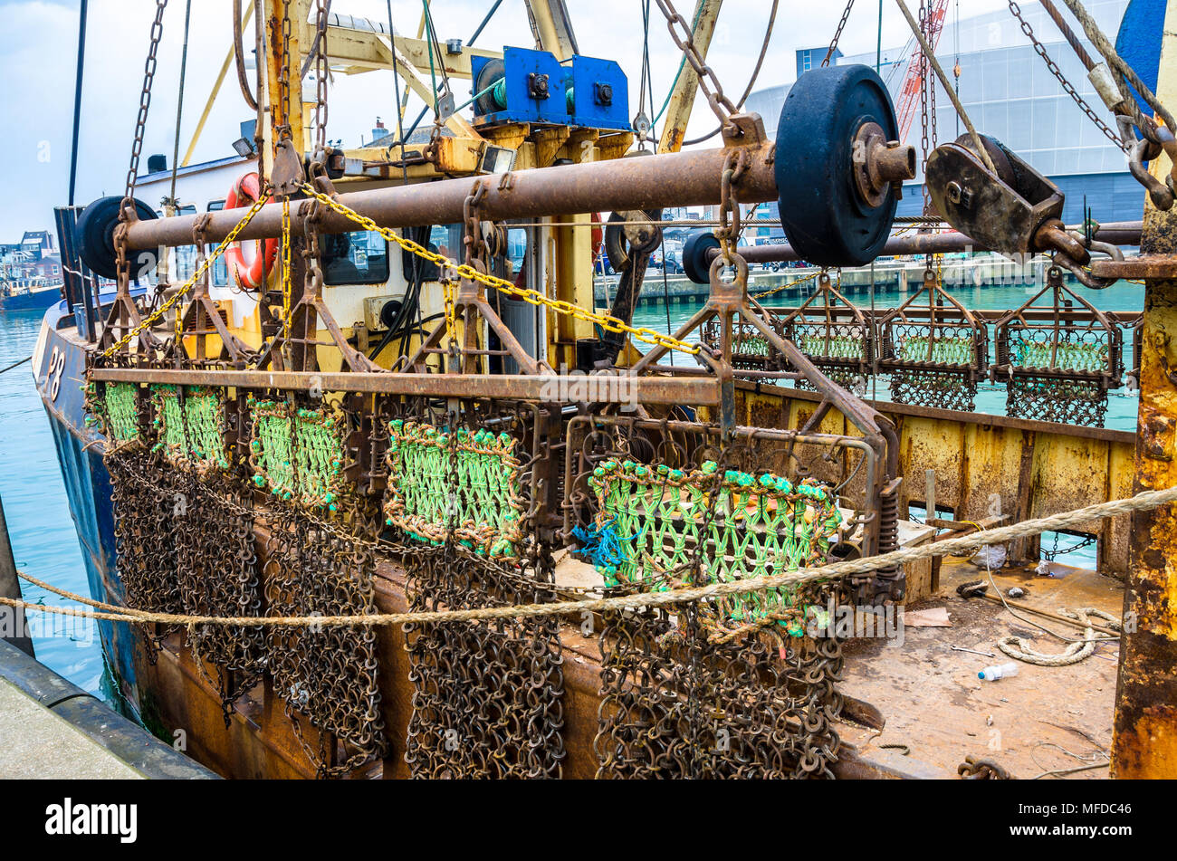 Old rusty fishing trawler hi-res stock photography and images - Alamy