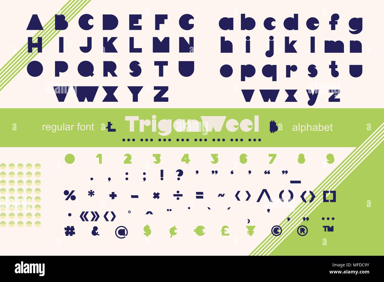 Memphis style decorative alphabet, typeface. Pop art font for slogan ...