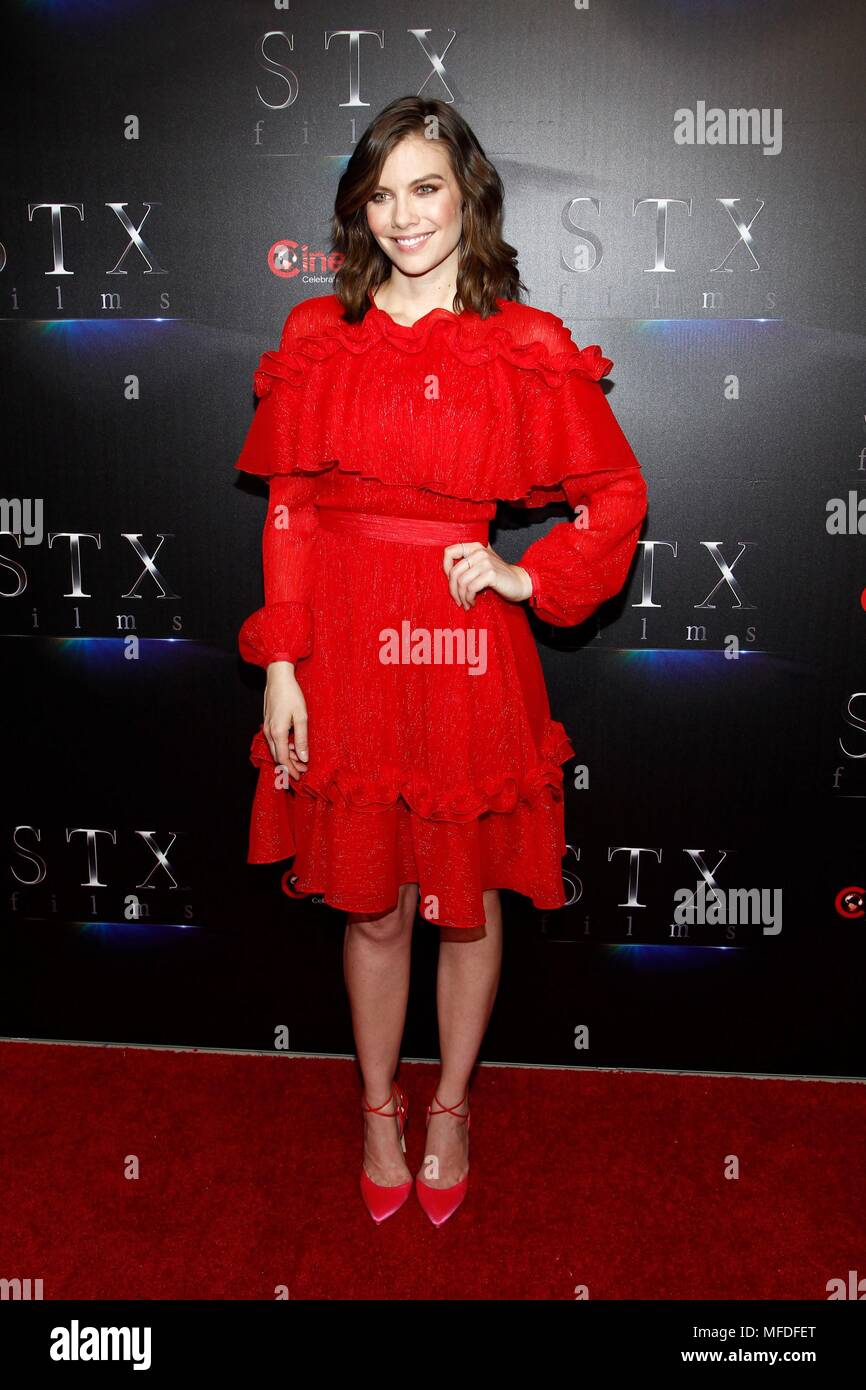 Las Vegas, NV, USA. 24th Apr, 2018. Lauren Cohan in attendance for STX ...