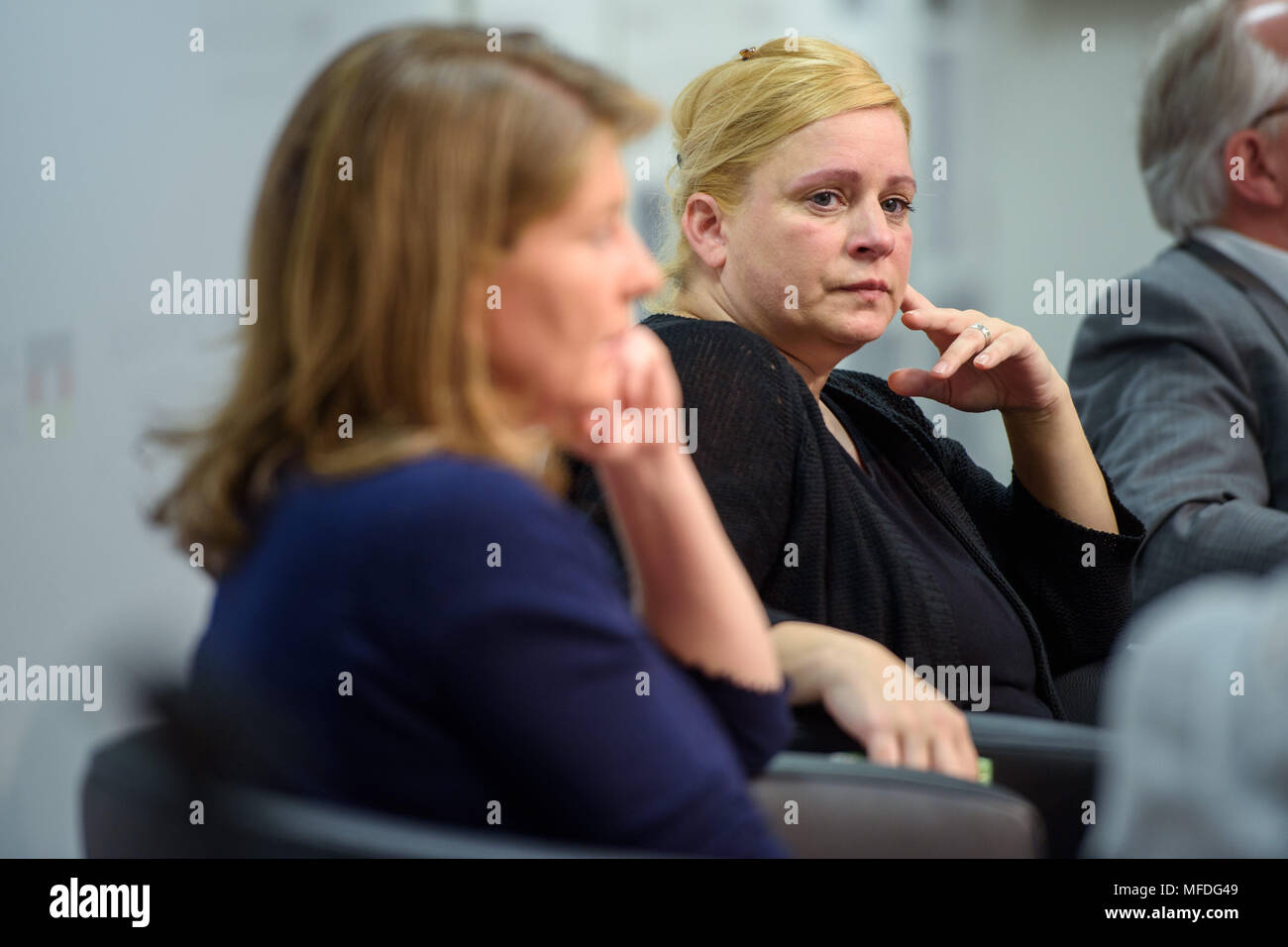 25 April 2018, Germany, Berlin: The former top athlete in gymnastics ...