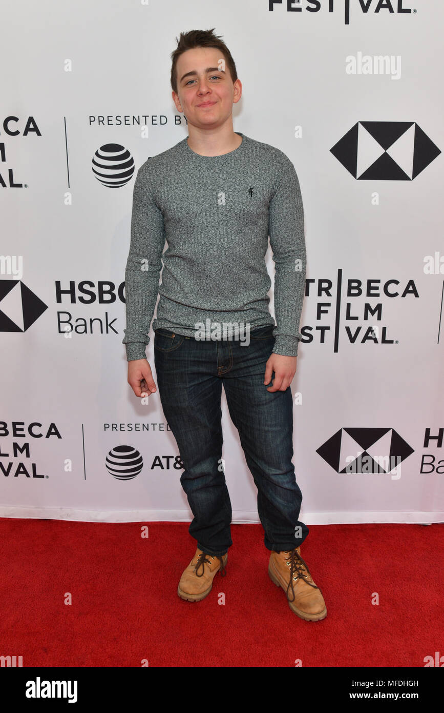 New York, USA. 24th April 2018. Sam McCarthy attends the screening of ...
