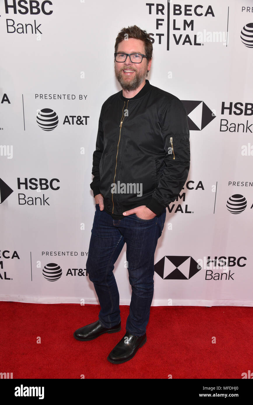 New York, USA. 24th April 2018. Biz Stone attends the screening of 'All ...