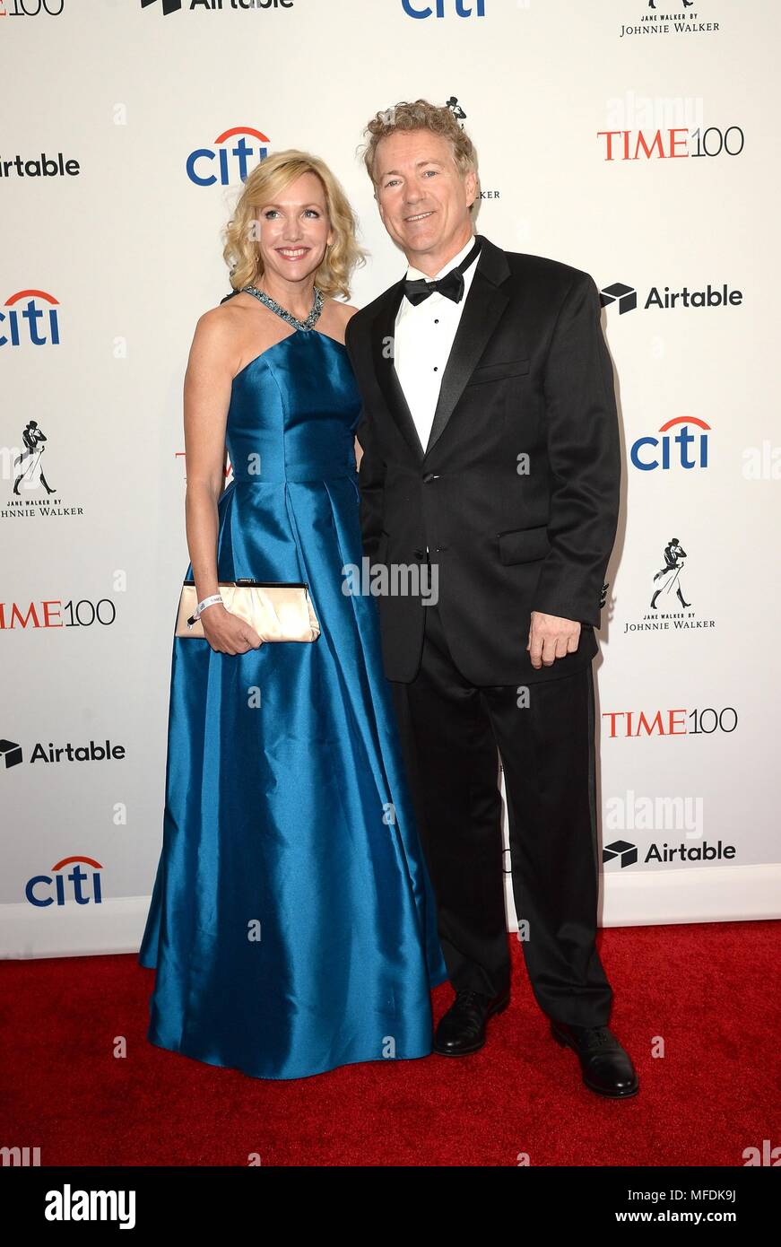Kelley Paul, Rand Paul at arrivals for TIME 100 Gala, Jazz at Lincoln ...