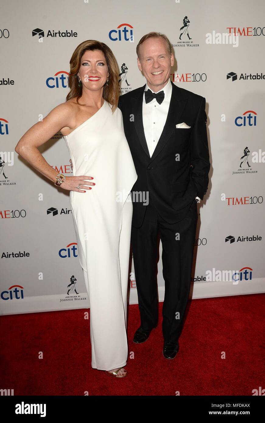 Norah O'Donnell, Geoff Tracy at arrivals for TIME 100 Gala, Jazz at ...