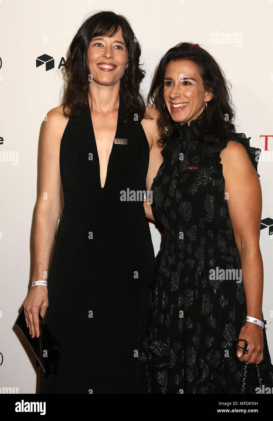 New York City, New York, USA. 24th Apr, 2018. Journalists MEGAN TWOHEY ...