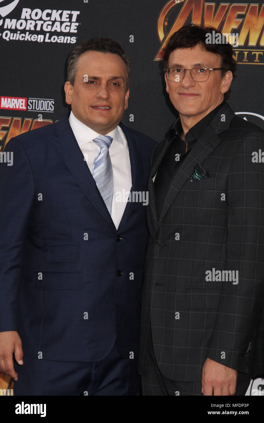 Joe Russo, Anthony Russo 04/23/2018 The World Premiere of "Avengers ...