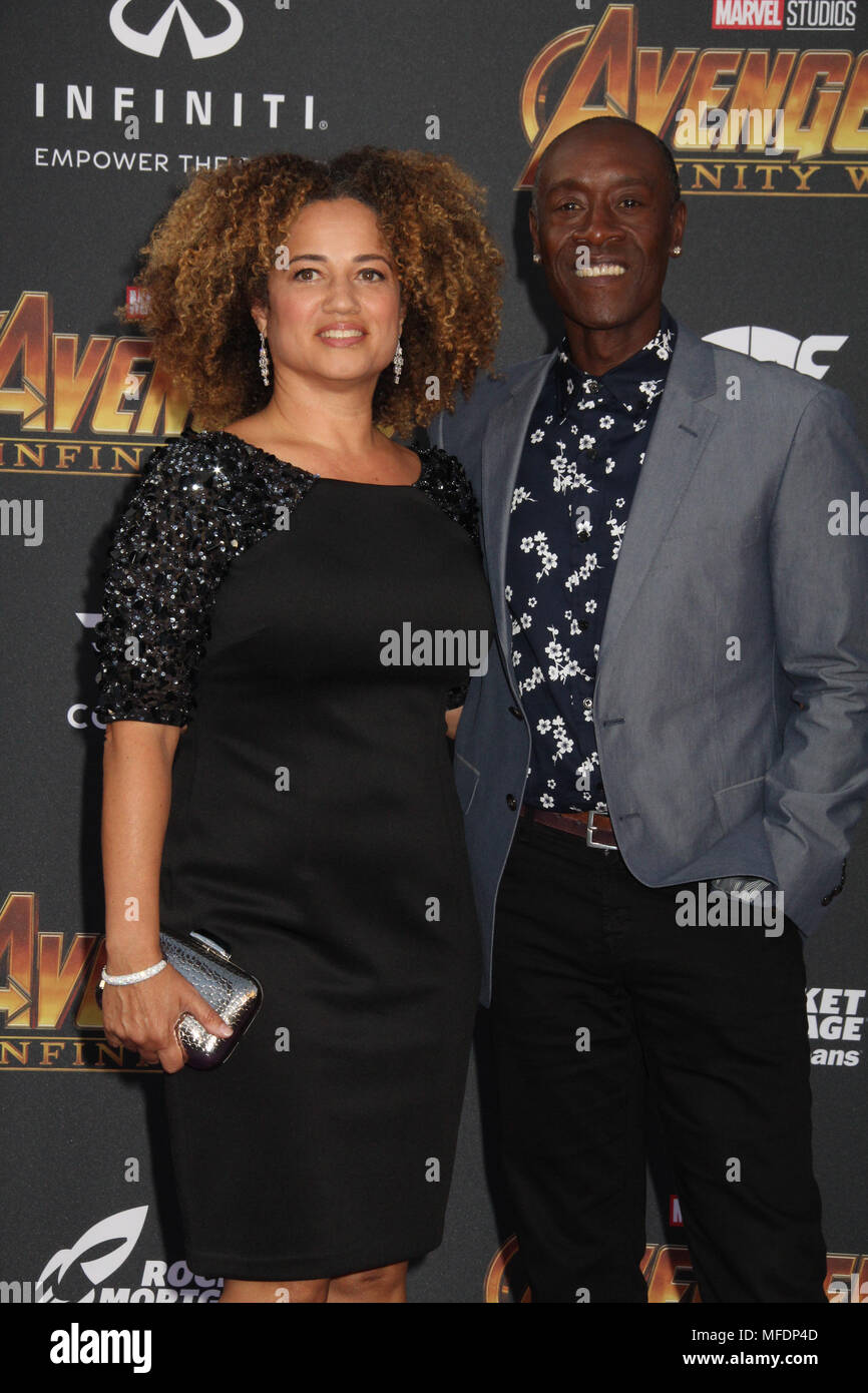 Bridgid Coulter, Don Cheadle 04/23/2018 The World Premiere of "Avengers ...