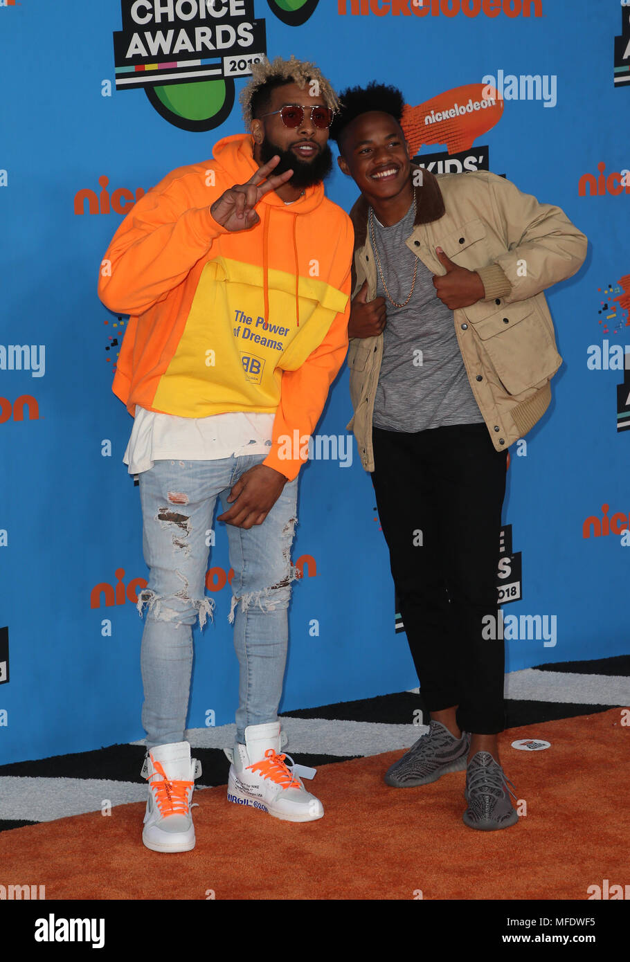 Nickelodeon's 2018 Kids' Choice Awards Featuring: Odell Beckham Jr ...