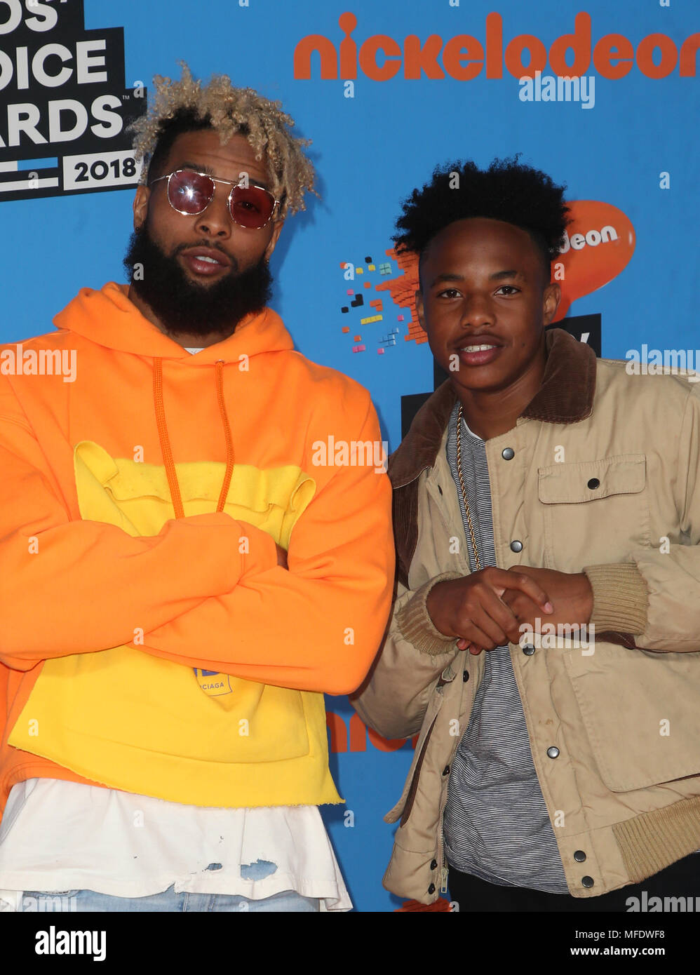 Nickelodeon's 2018 Kids' Choice Awards Featuring: Odell Beckham Jr ...