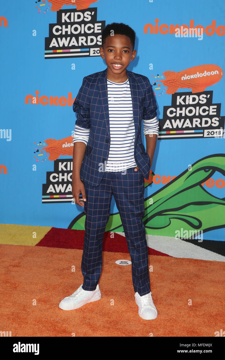 Nickelodeon's 2018 Kids' Choice Awards Featuring: Seth Carr Where ...