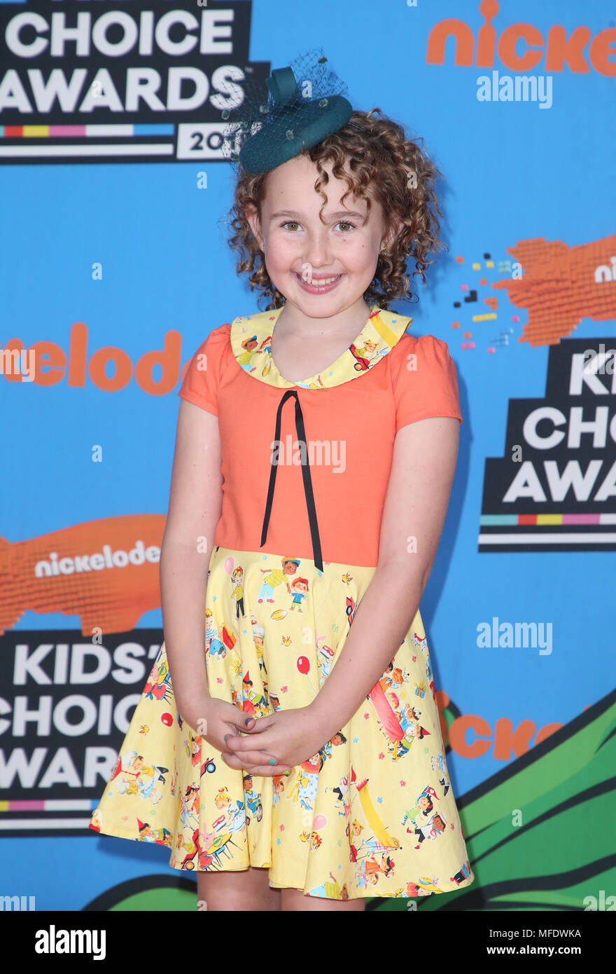 Nickelodeon's 2018 Kids' Choice Awards Featuring: Nev Scharrel Where ...