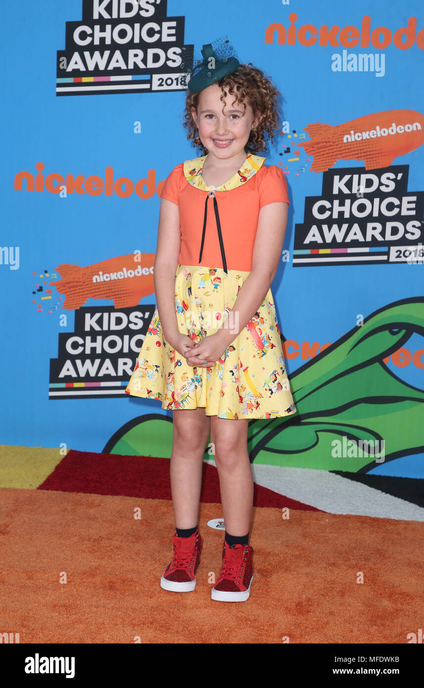 Nickelodeon's 2018 Kids' Choice Awards Featuring: Nev Scharrel Where ...