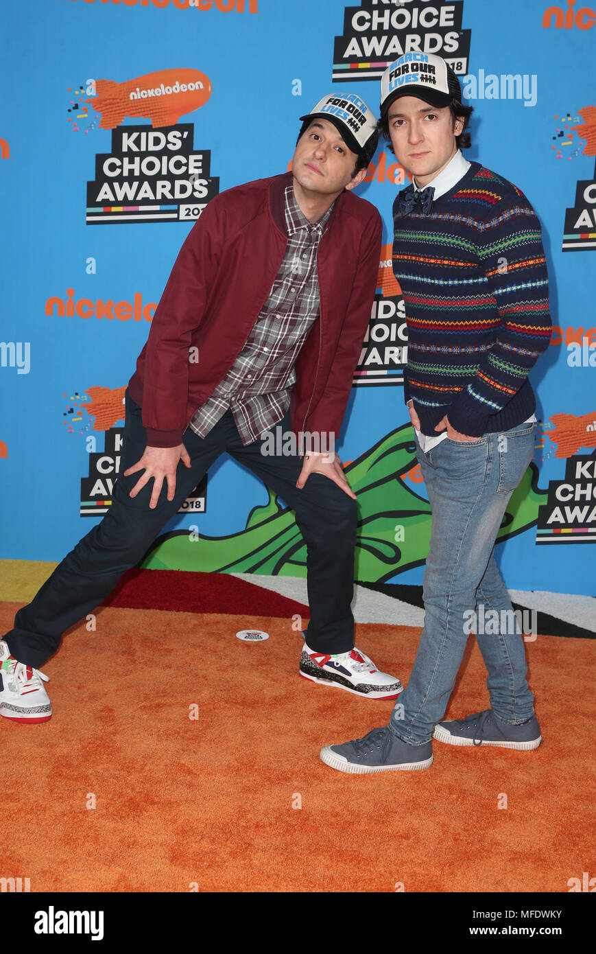 Nickelodeon's 2018 Kids' Choice Awards Featuring: Josh Brener, Guest ...