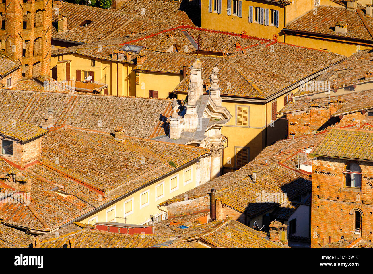 Historic centre of Siena. UNESCO a World Heritage Site Stock Photo - Alamy
